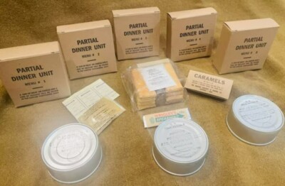 World War II Edible Rations - Partial Dinner Unit - Reproduction Box ...
