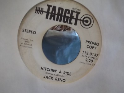 45P*PROMO*JACK RENO HITCHIN A RIDE X 2 ON TARGET RECORDS | eBay
