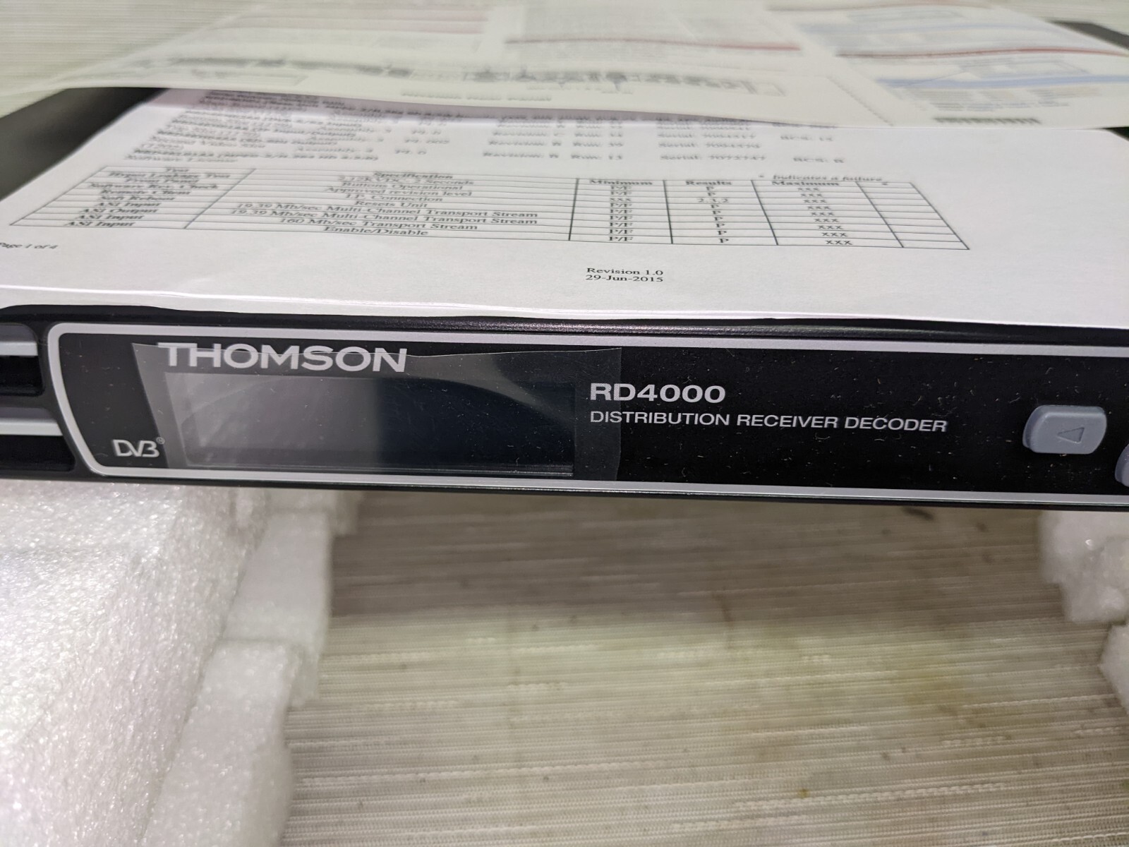 Thomson RD4000 Distribution Receiver Decoder (7F) | eBay