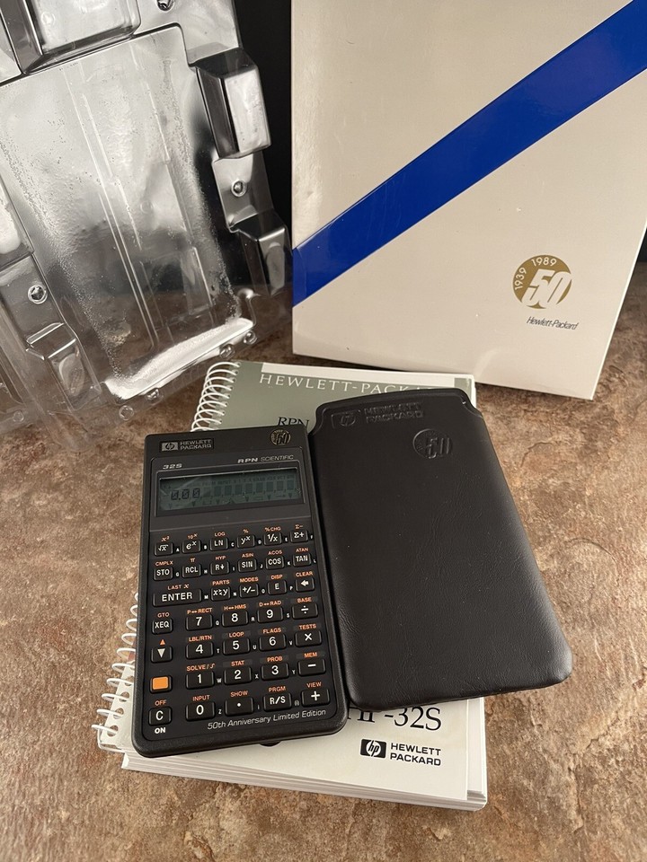 RARE Vintage Hewlett Packard HP-32S RPN Scientific Calculator, 50th ...