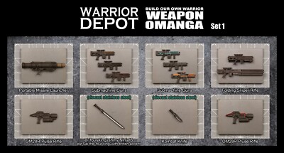 Acid Rain World Standard Weapon Omanga Set 1 - 1/18 3.75" GI Joe | eBay