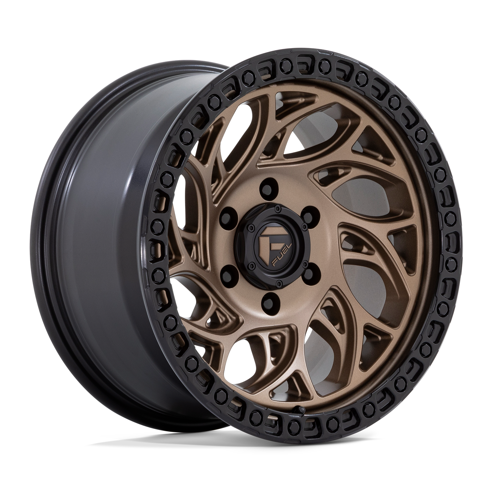15x10 Fuel D841 Runner OR Bronze With Black Ring Wheel 6x5.5 (-43mm) | eBay