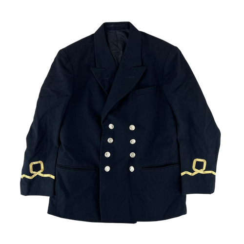British Merchant Navy Jacket Black Dress Blazer Officers Large | eBay UK