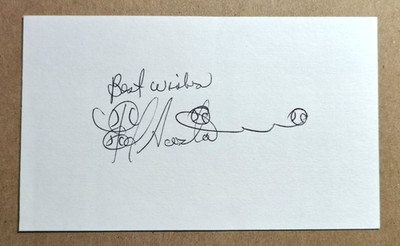 ED ACOSTA 1970 PIRATES DEBUT SIGNED AUTOGRAPHED 3x5 INDEX CARD - FREE ...