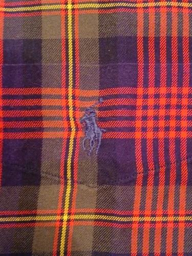 Polo Ralph Lauren Elliott Designer Logo Shirt Pony Plaid Red Black | eBay