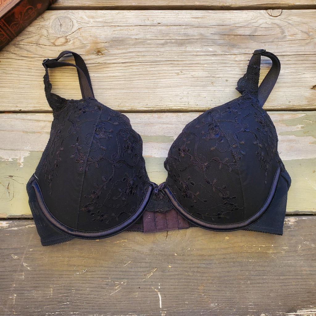36D Wonderbra 7634 Extravagance Lace Black Underwire Bra | eBay
