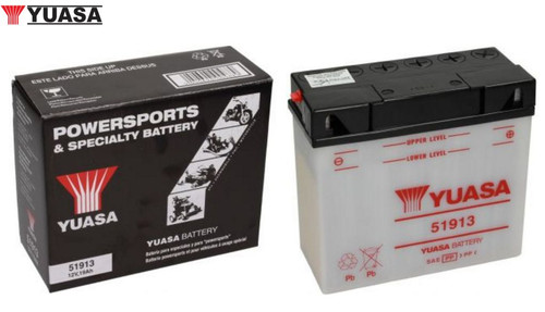 Yuasa 51913 battery with maintenance for BMW R 1100 S ABS, 2001 - 2006 ...
