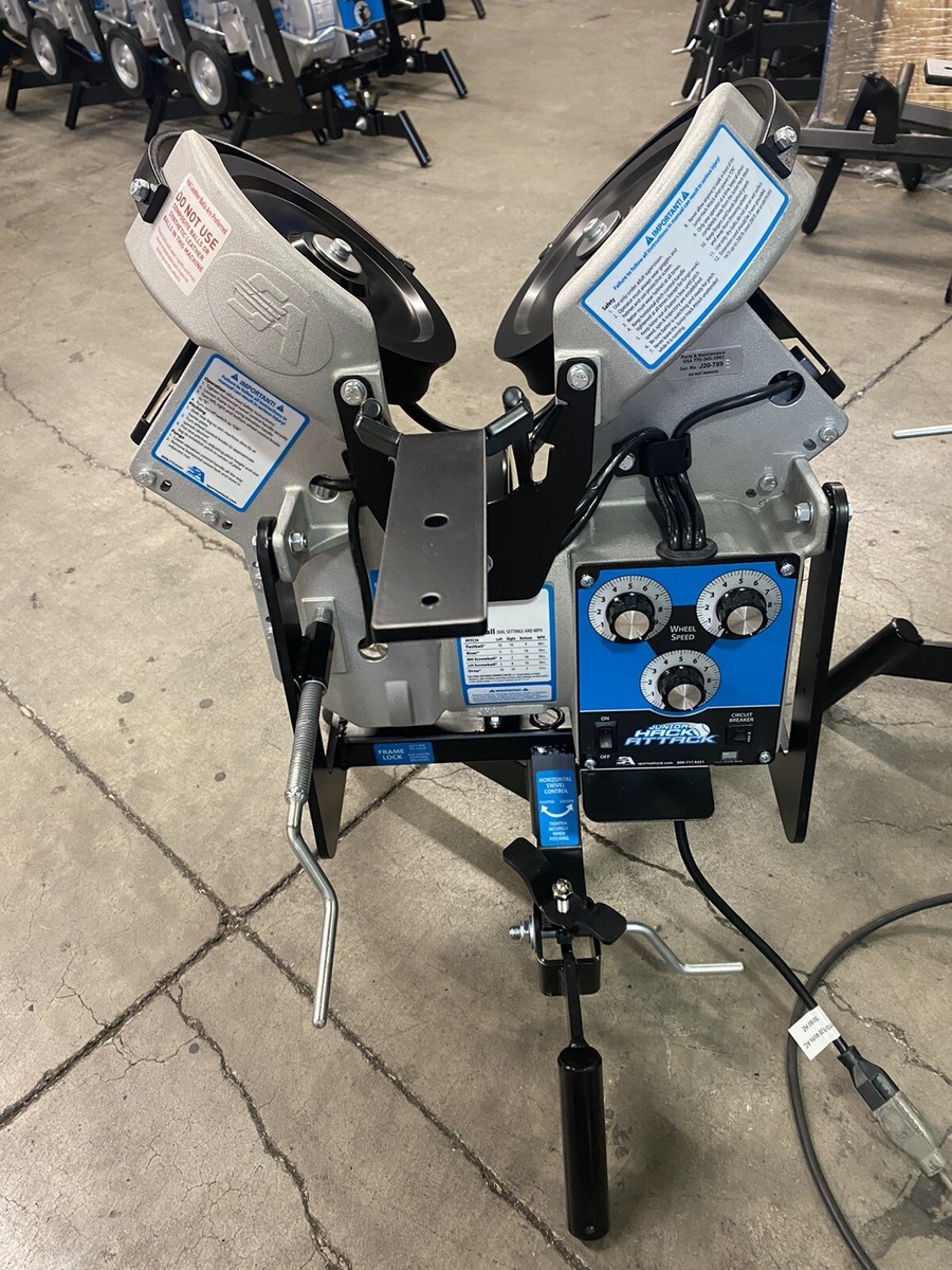 Pitching Machine Sports Attack Junior Hack Attack™ Three Wheel
