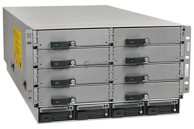 Cisco UCS 5108 Blade Server Chassis Enclosure N20-c6508 2x PSU 8x Fans ...