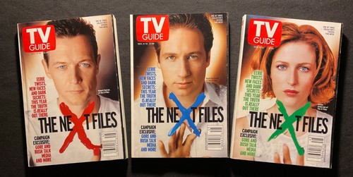 3 issues X-Files TV Guide Nov 4-10, 2000 Collector's Covers - Ex ! | eBay