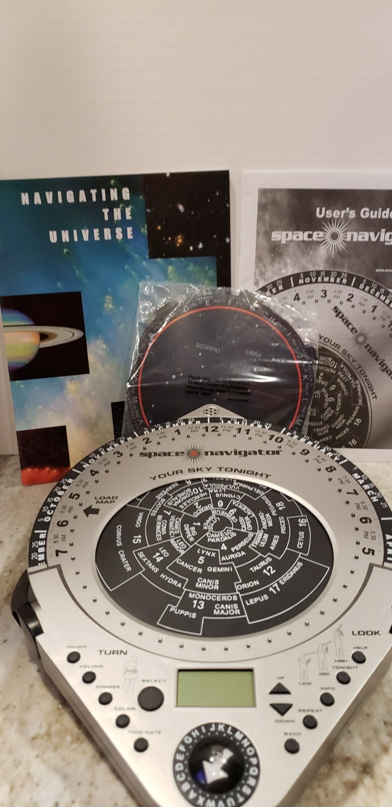 Space Navigator Excalibur Electronics Astronomy Chart Stars Finder | eBay