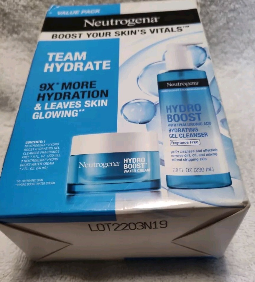 Value Pack Neutrogena Hydro Boost 9X* Team Hydrate Face Cleanser and ...