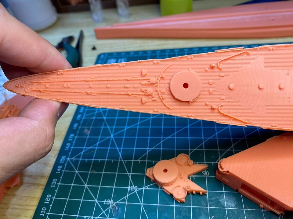 3D Printed 1/700 USS Kearsarge Aircraft Carrier Unpainted Model Kit NEW ...