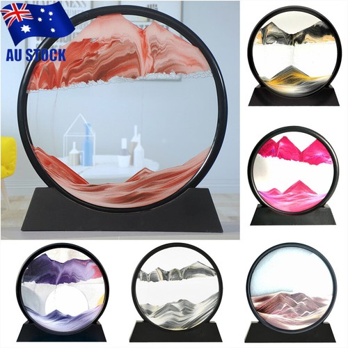 Moving Sand Frame Art Sands Painting Glass 3D Sandscape in Display ...