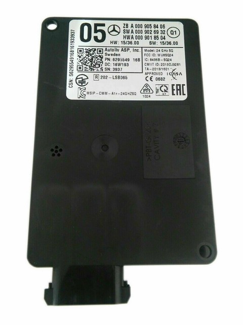 Mercedes-Benz OEM ZB A0009058406 Radar Sensor Replaced A0009052804 for ...