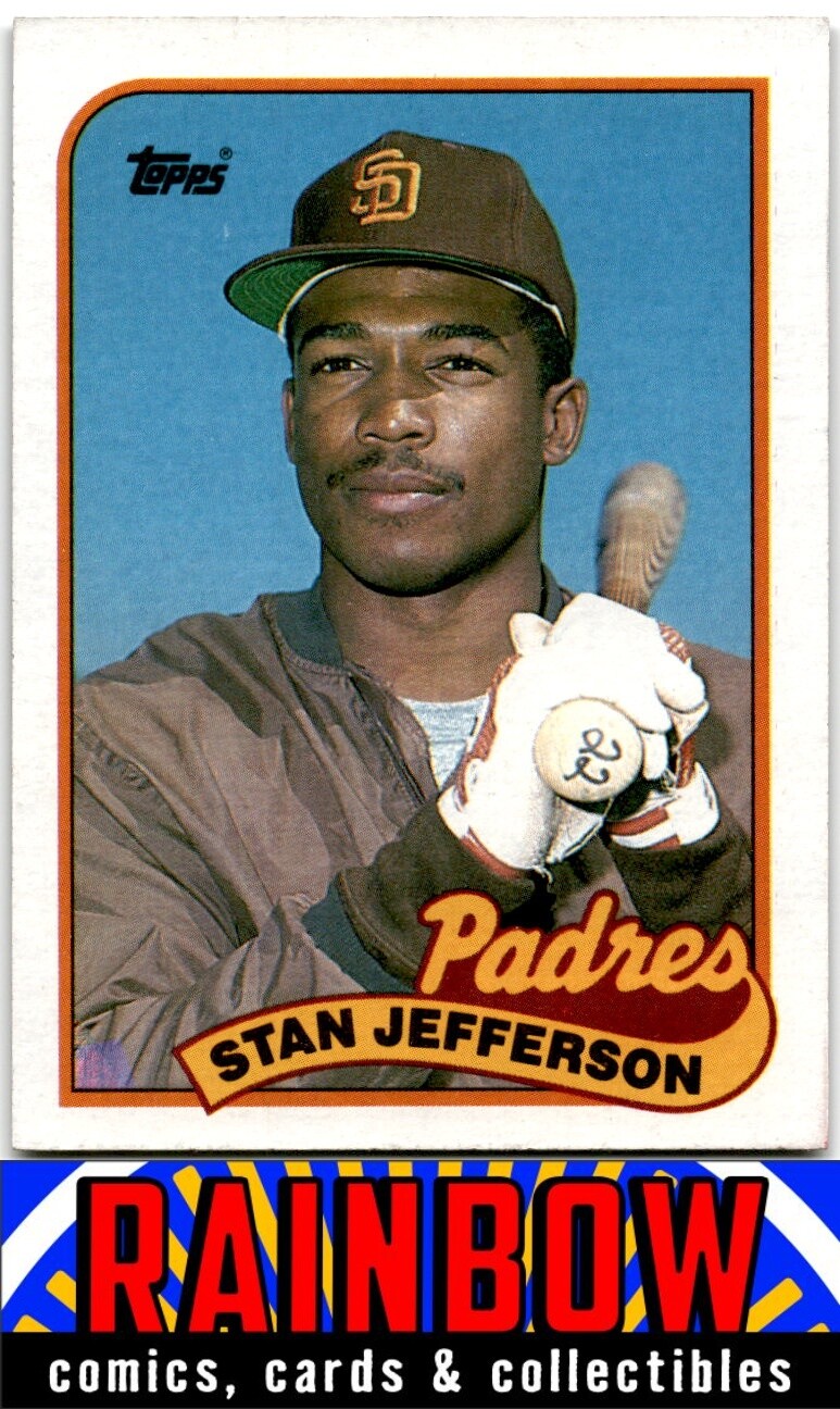 1989 Topps #689b Stan Jefferson Violet triangle on front bottom left | eBay