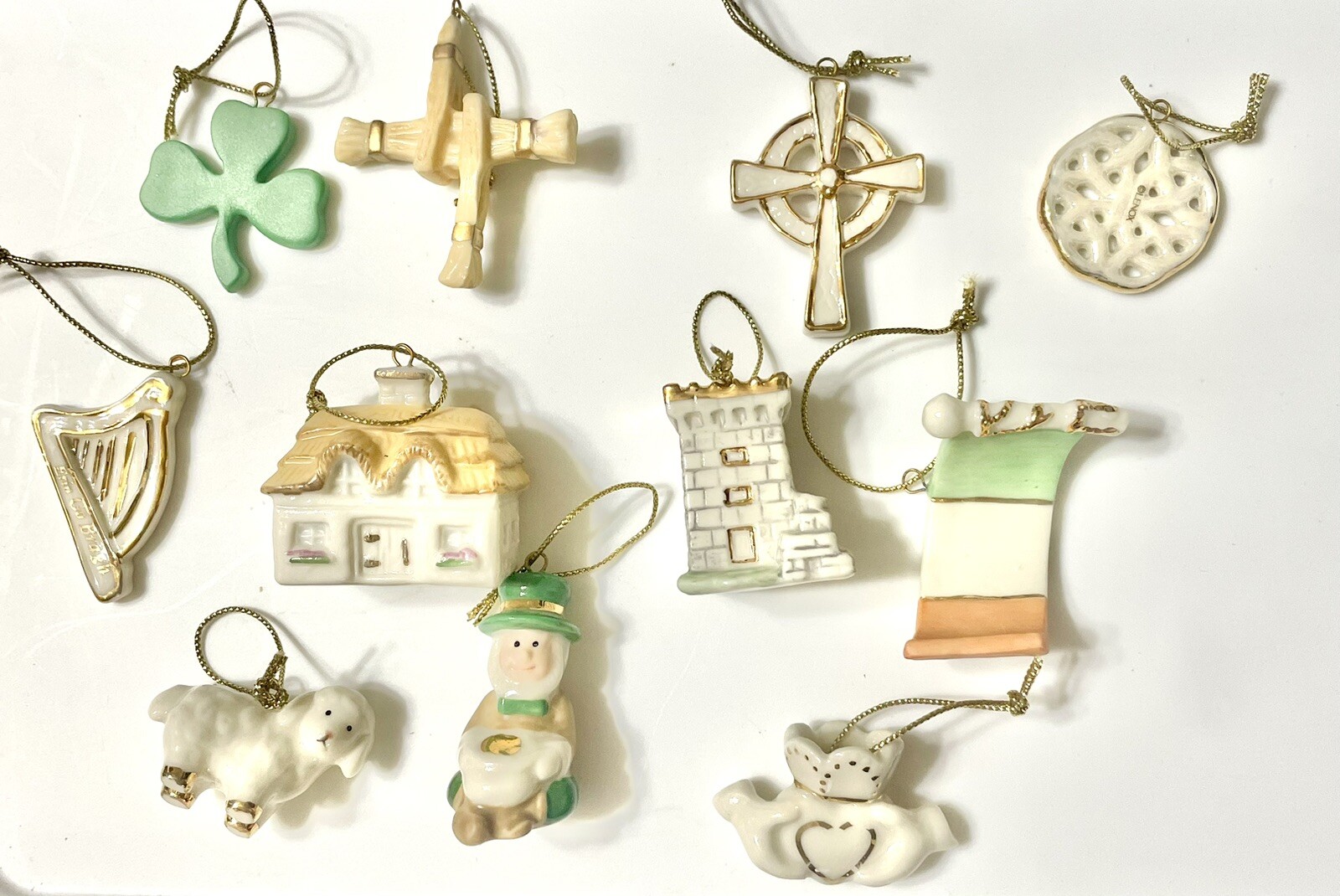 Lenox St. Patrick's Day Ornaments Set of 11 of 12 Luck Of The Irish ...