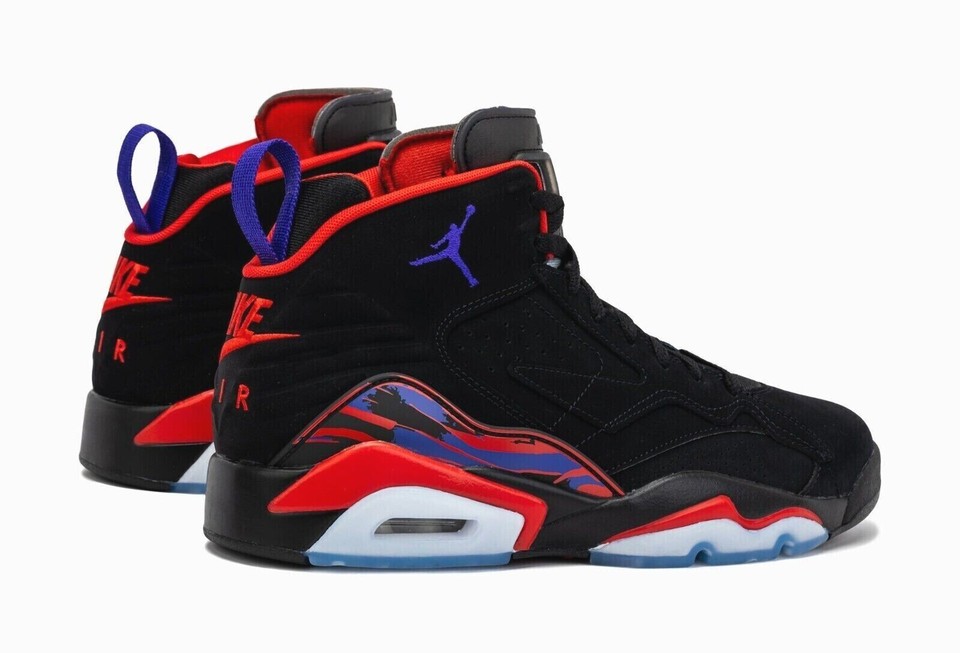 Nike Air Jordan MVP Black Sneakers Raptors Edition High Top Trainers ...