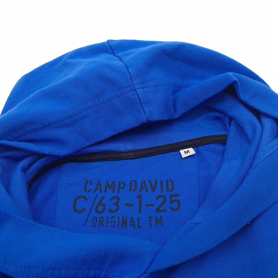 Camp David Hoodie Hooded Jumper Men Blue Cotton Explorer Ne9 Size M | eBay