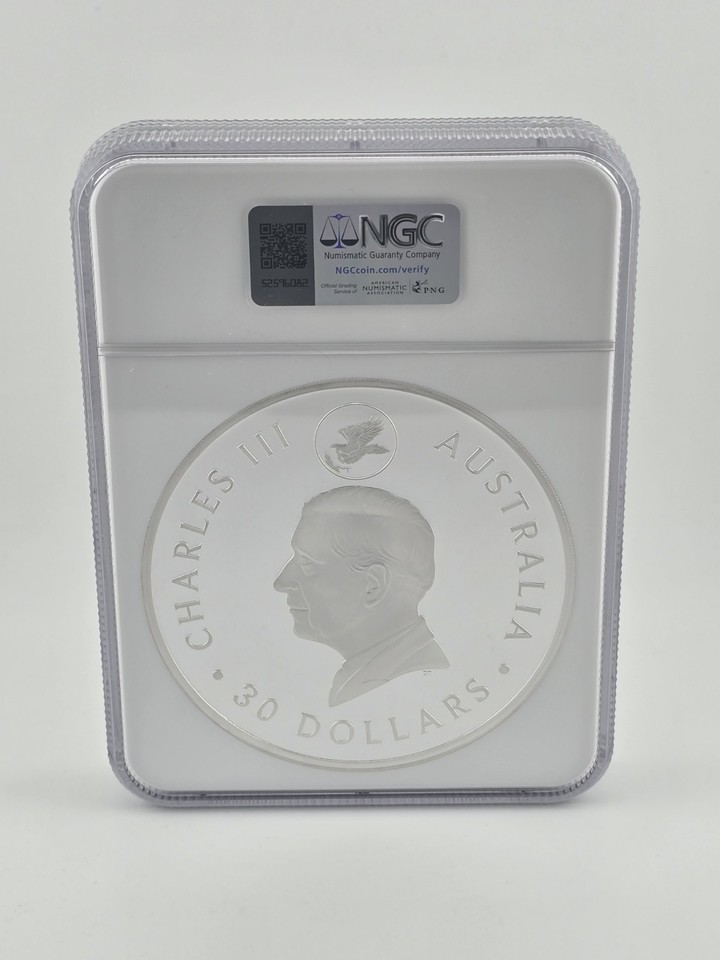2024 Wedge-Tailed Eagle Kilo 10th Anniv Silver Coin NGC Reverse PF70 ...