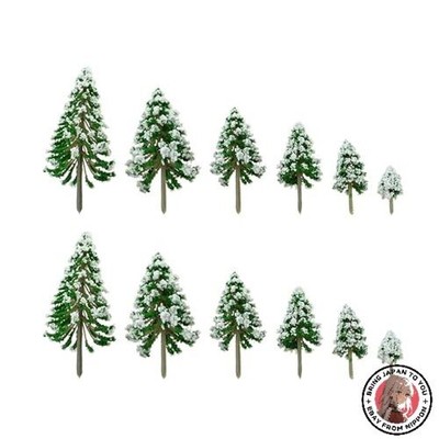 NEW Yetaha Diorama Pine Trees Snow Trees Model Trees Railway Model ...
