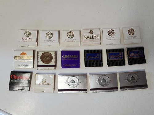 17 Vintage Atlantic City Casino/Trump Regency Unused Full Matchbooks | eBay