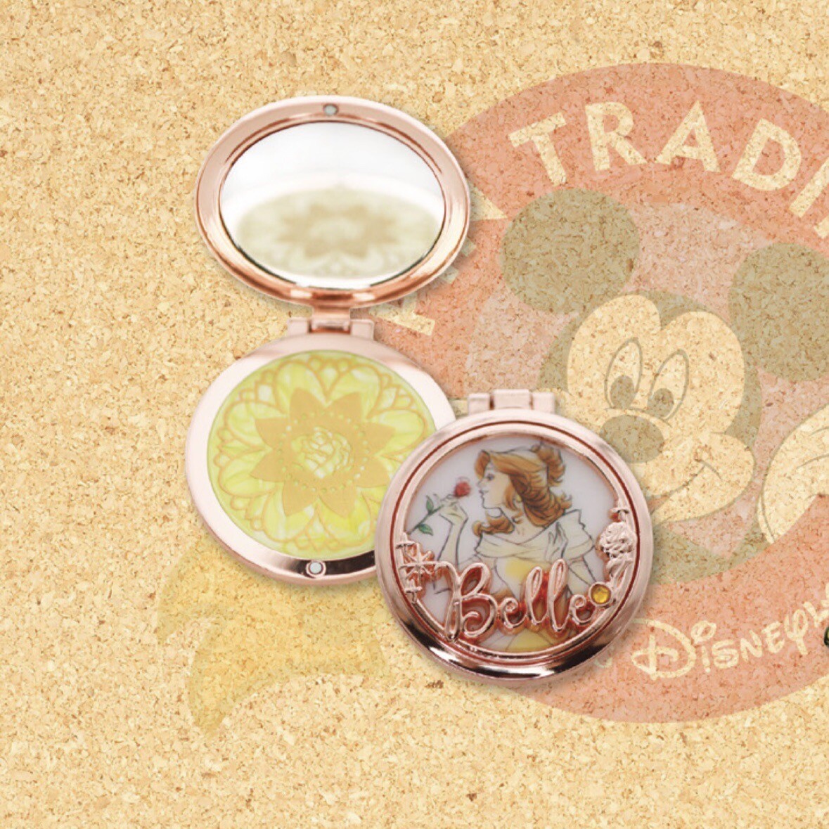 HKDL Hong Kong Belle BATB Princess Mirror Case Collection LE500 Disney ...