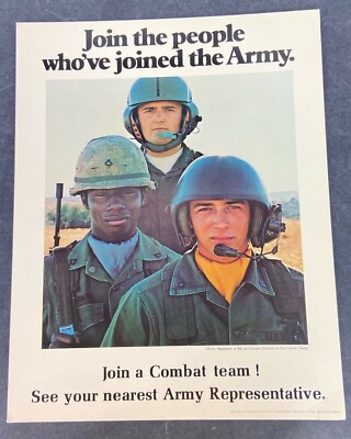 1974 Original US Army Recruiting Poster | eBay