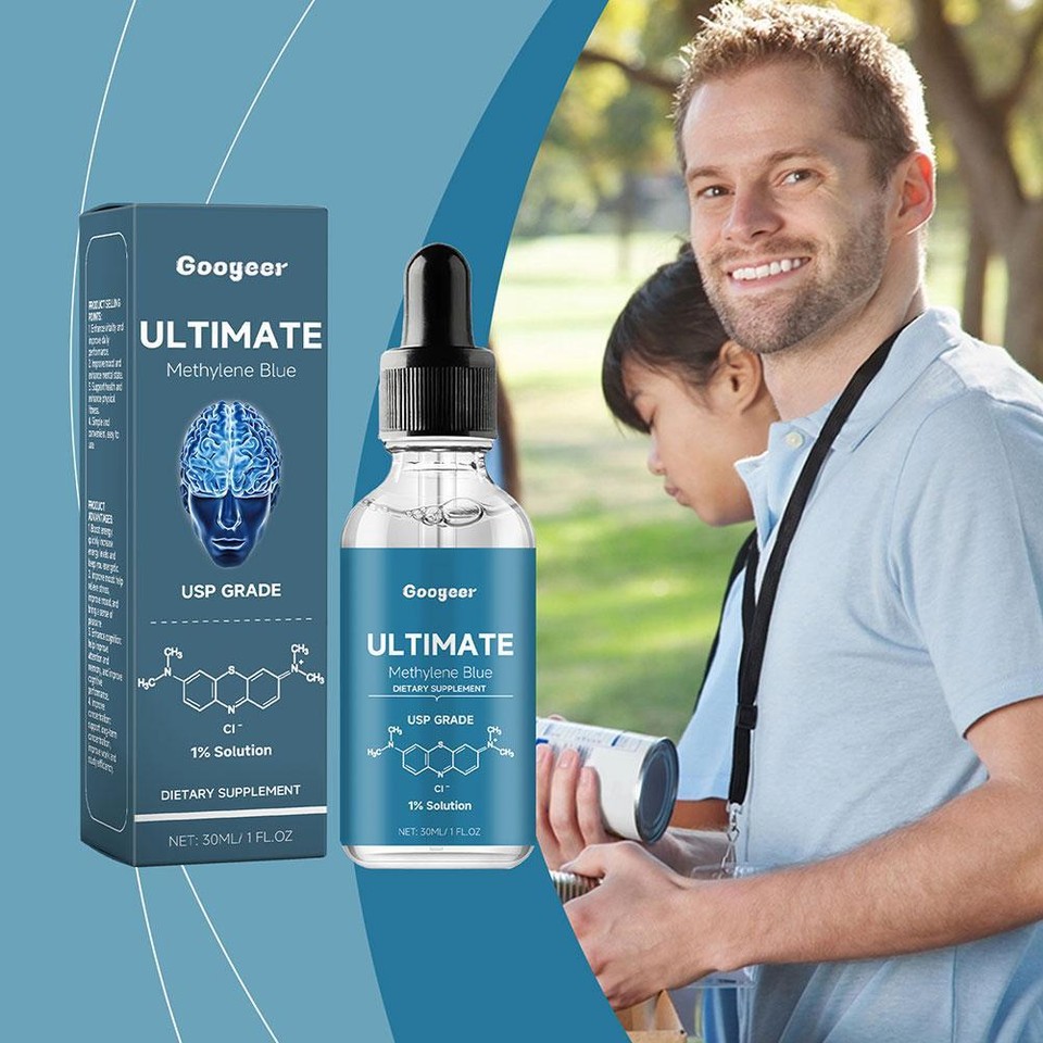 4X Ultimate Methylene Blue Health Drops 30ml 1% Solution High Purity ...