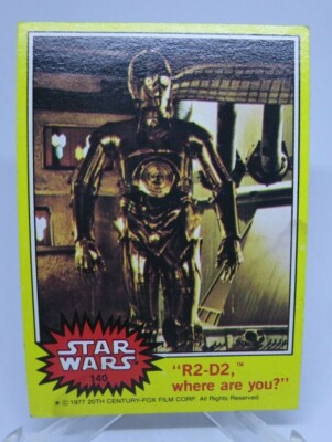 1977 TOPPS STAR WARS #140 C-3PO CARD Decent Shape | eBay