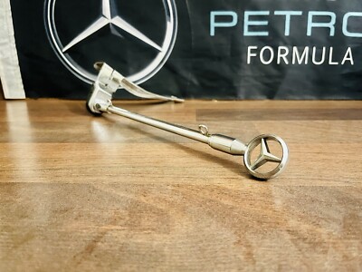 Original Mercedes W126 W140 W202 Pole Parking Chrome Flag Pole OEM ...