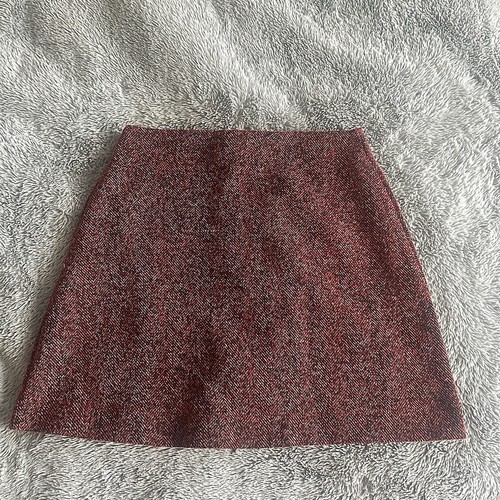 Topshop Red Mix Mini Skirt Size 4 | eBay UK