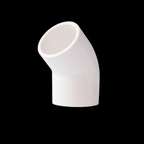PVC Pipe Fittings 45° Elbow Socket ID 63mm Solvent Weld White | eBay