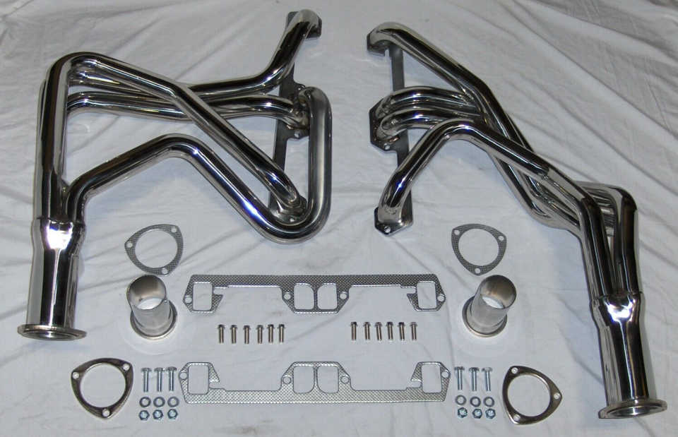 Dodge Plymouth Mopar A B E Body 318 340 360 Stainless Steel Exhaust Headers