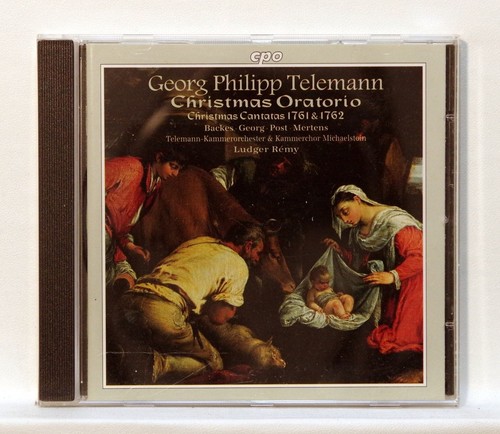 LUDGER REMY - TELEMANN christmas oratorio, christmas cantatas CPO CD NM ...