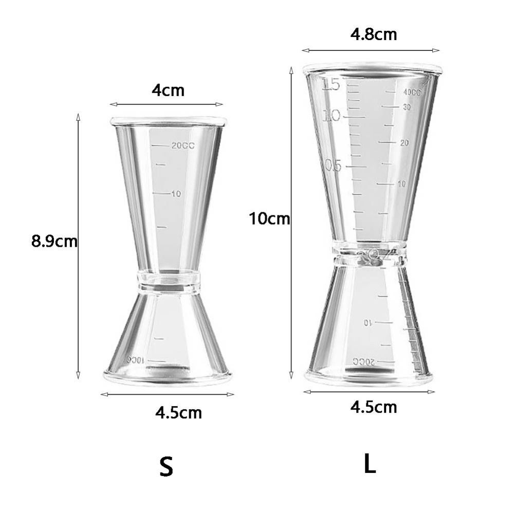 Double-headed Resin Cocktail Measure Cup Cocktail Jigger Milk Tea Shop ...