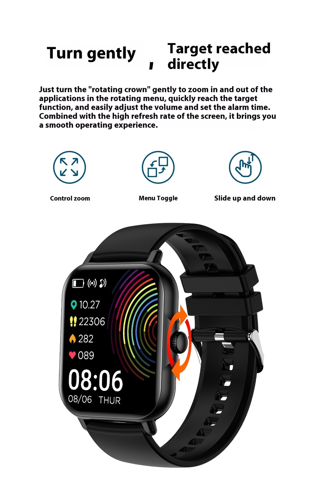 Bluetooth Call Smart Watch Message Reminder Sports Life Watch | eBay