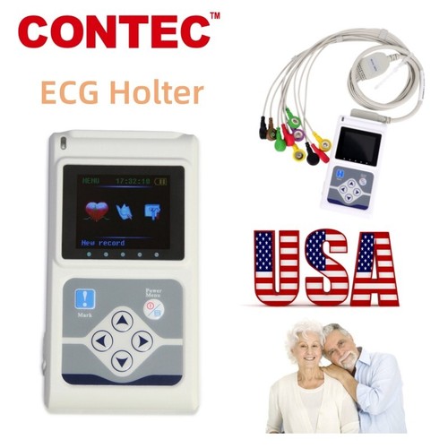 CONTEC TLC5000 24 hours Holter 12-channel EKG/ECG System Recorder ...