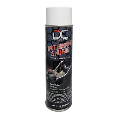 Detailer's Choice Interior Shine Spray | Air Vents | Matte Finish | No ...