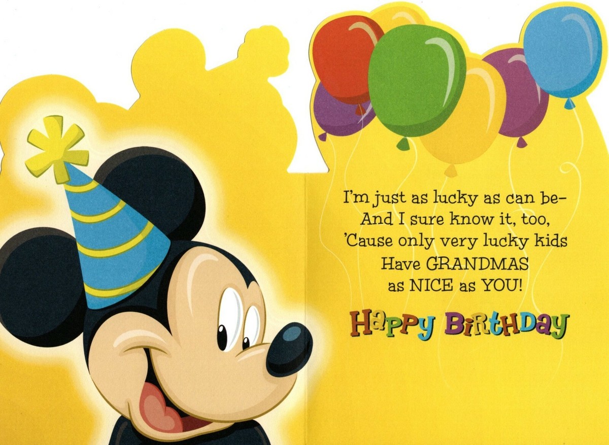 Mickey Mouse Happy Birthday Quotes Mickey Mouse, Minnie Mouse, Goofy