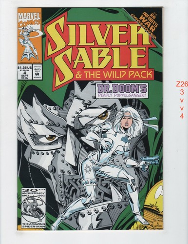 Silver Sable and the Wild Pack #4 VF/NM 1992 Marvel z2634 | eBay
