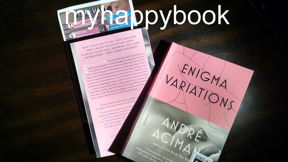 SIGNED Enigma Variations A Novel by André Aciman, autographed, new ...