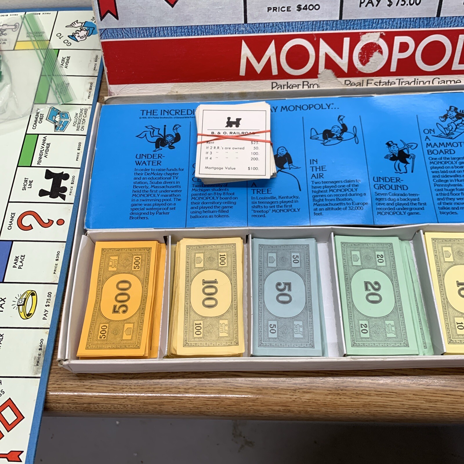 Vtg 1975 Monopoly Board Game Factory Parker Brothers 70s Complete | eBay