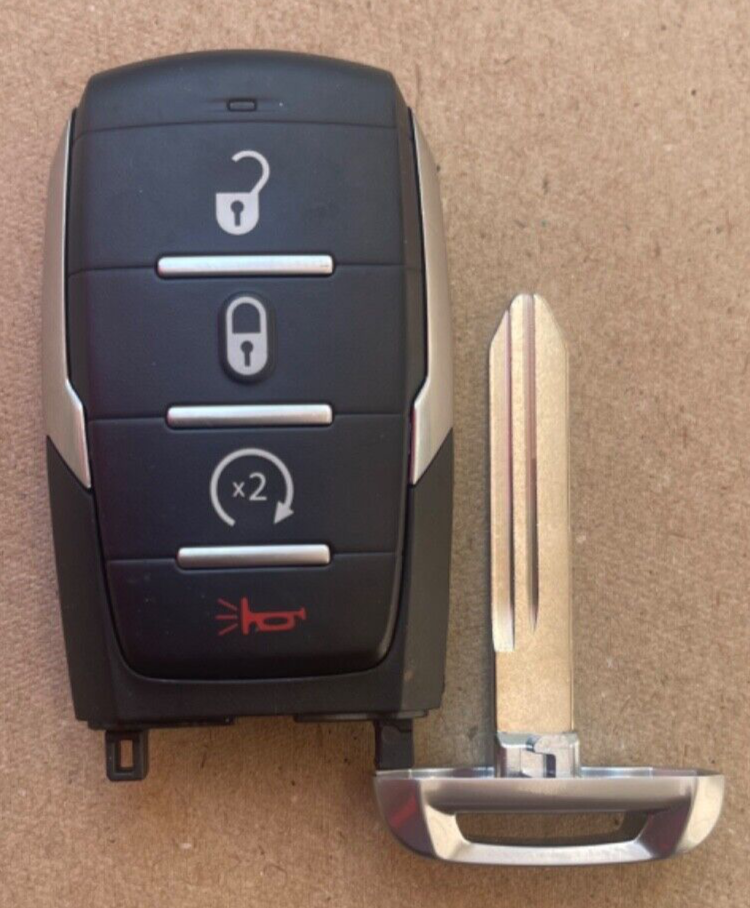 Dodge Ram Smart Keyfob 4 Buttons R/S New Keyblade OEM GQ4-76T | eBay