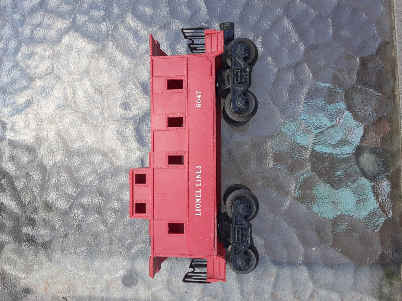 Lionel LINES 6047 RED CABOOSE POSTWAR | eBay