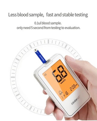 Digital Health Instrument Kit with 100 Test Strips & 100 Lancets 5s ...