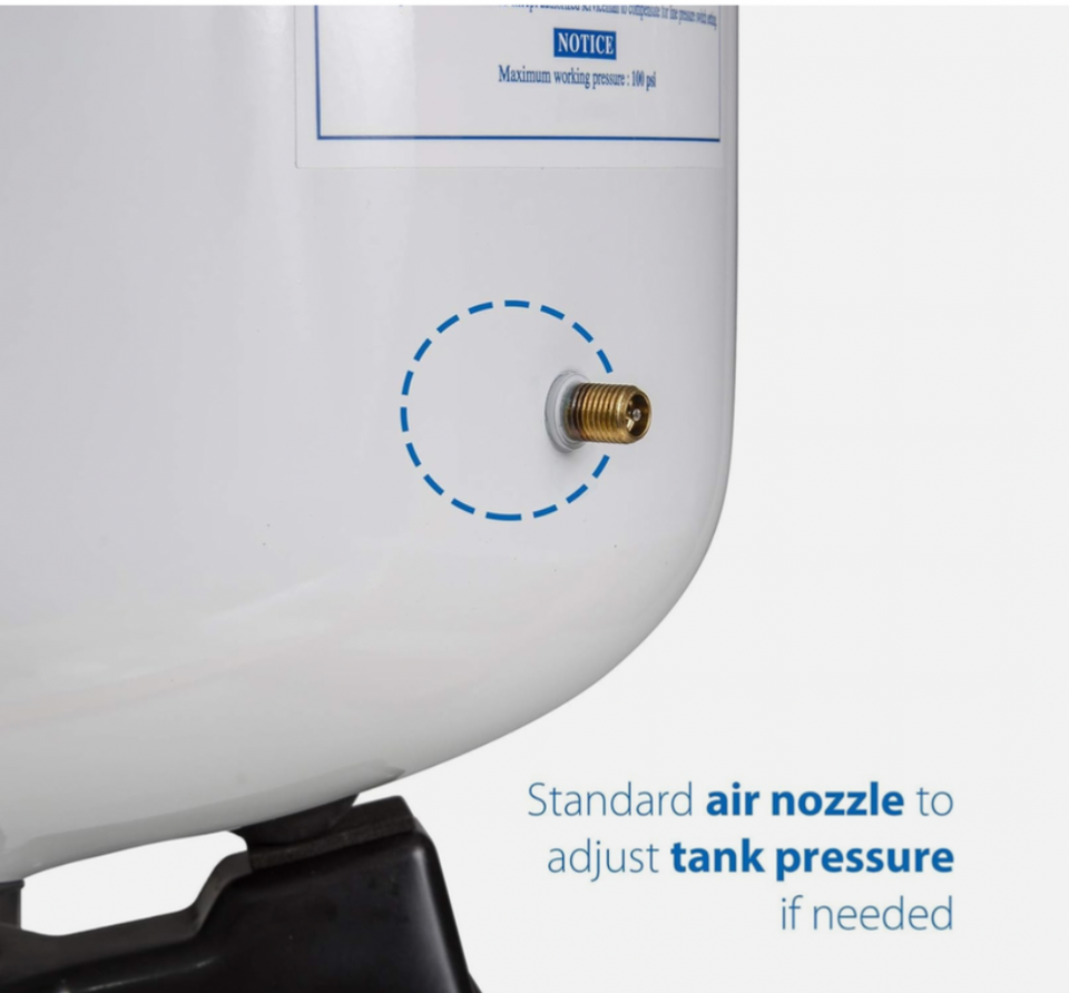 iSpring T32M Pressurized Water Storage Tank with Ball Valve for Reverse ...