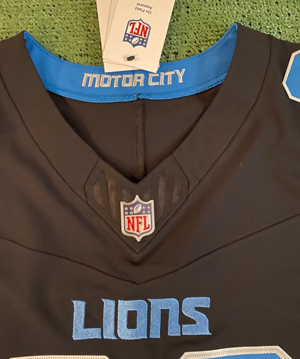 Authentic Barry Sanders Detroit Lions Black Nike Vapor Fuse Authentic Barry Sanders Detroit Lions Black Nike Vapor Fuse
