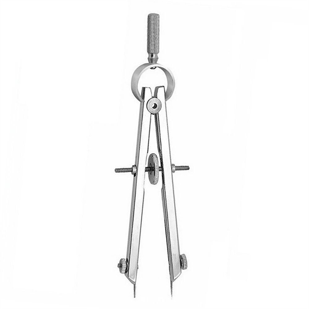 Metal Spring Compasses Compass Protractor Geometry Scribe Gauge Math ...
