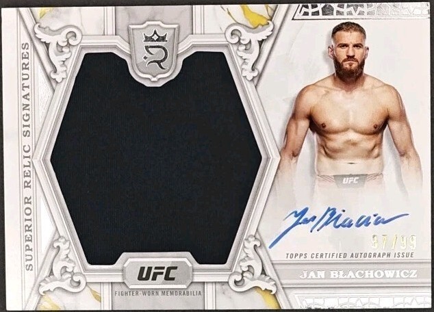 2024 Topps Royalty UFC - Superior Relic Signatures Jan Blachowicz #SRS ...